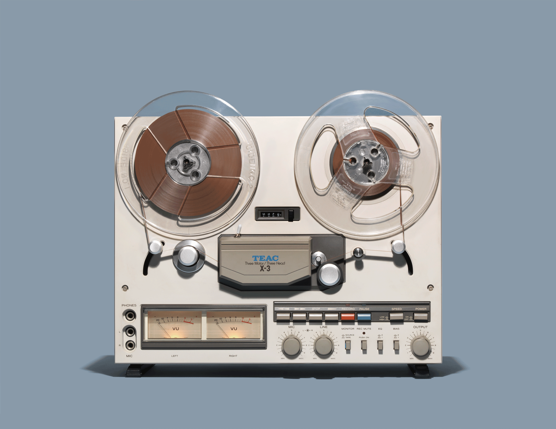 Animated GIF Of A Reel To Reel Tape Machine Relic